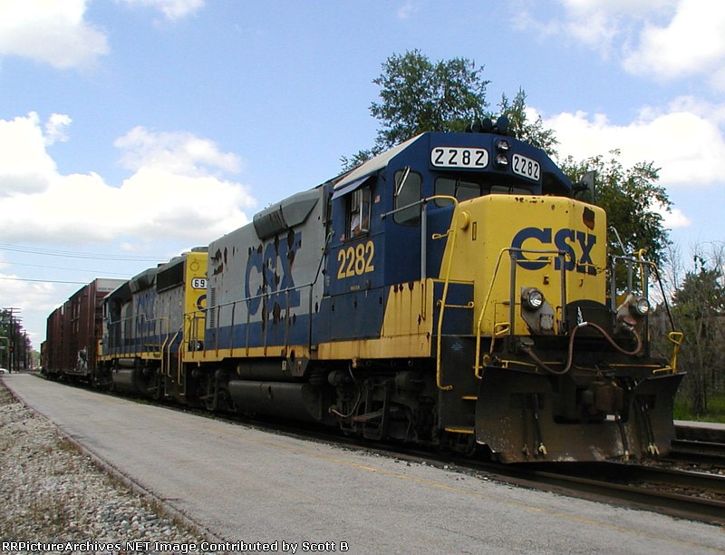 CSX 2282 H793 12:35 P.M.